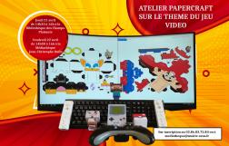 Papercraft sur le thème du jeu vidéo